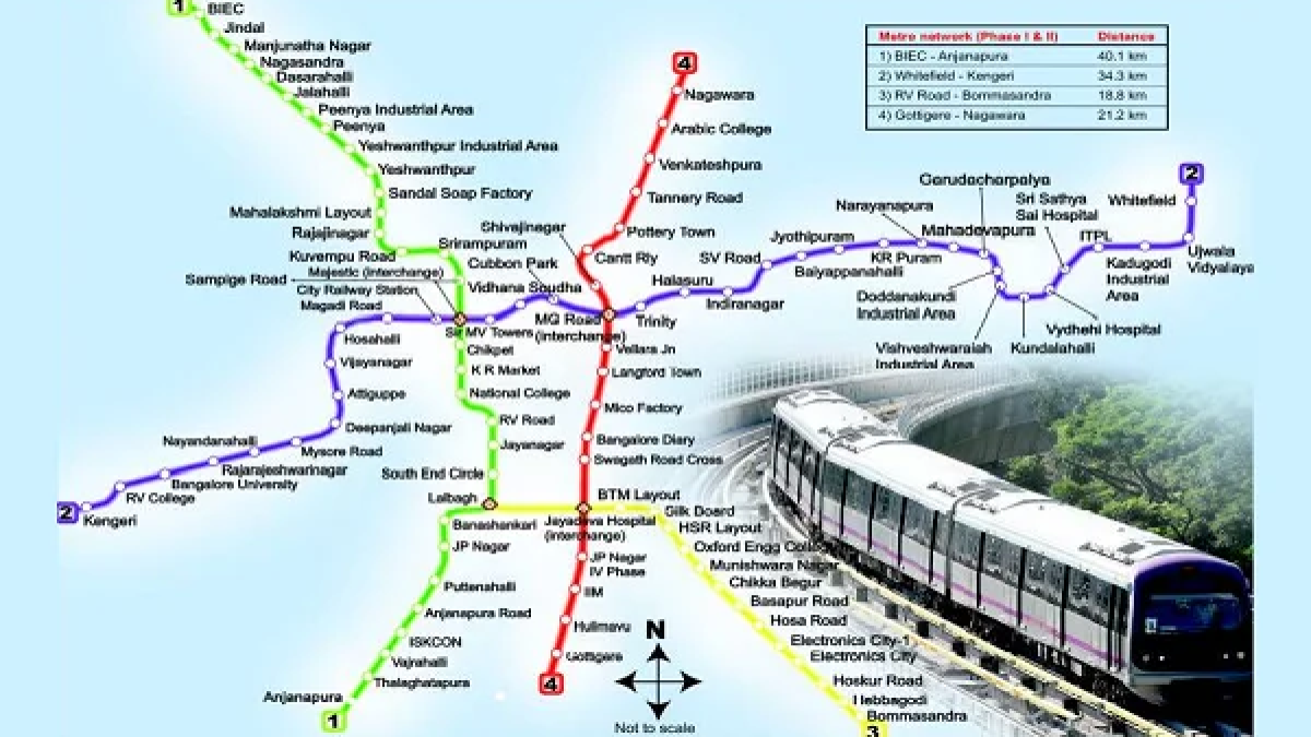 Bangalore Metro Map Bengaluru Metro Map, 🤩 Follow @hosurofficial