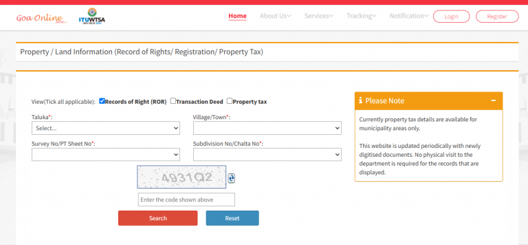Goa Property Tax: Payment Online | Documents – Housiey
