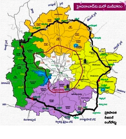 Regional ring road Hyderabad: Road Map | Village List | Route | News